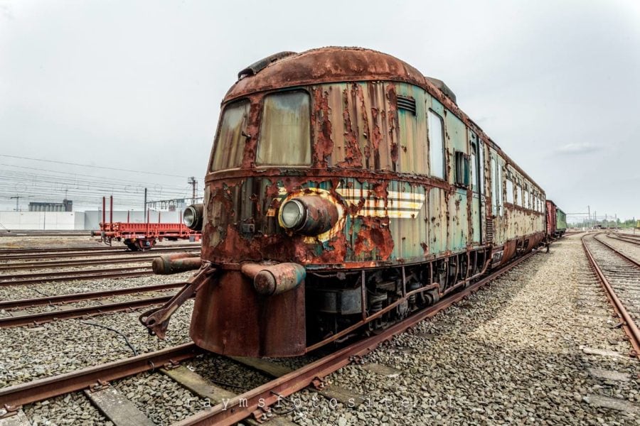 Orient Express, urbex België | Prachtige locomotief met wagons
